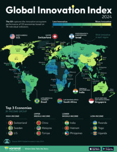 Ranked: The World’s Most Innovative Countries in 2024 – Visual ...
